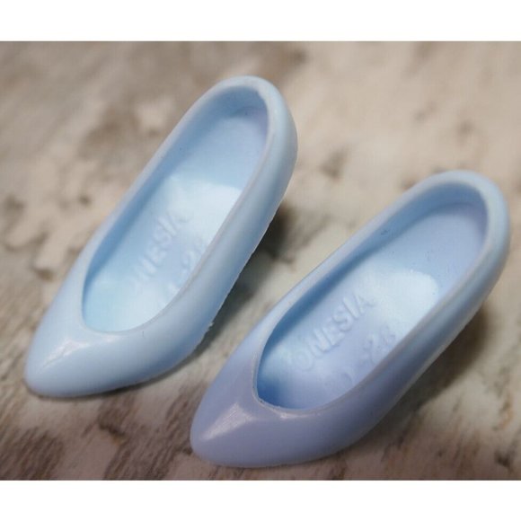 Mattel Toys Mattel Barbie Doll Shoes Vintage High Heels Blue Pumps